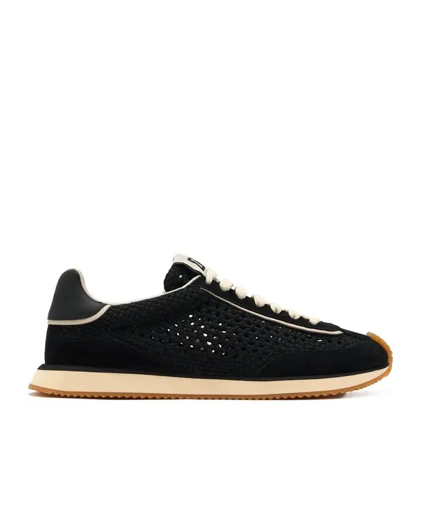 Dolce & Gabbana Interwoven Logo Patch Sneakers