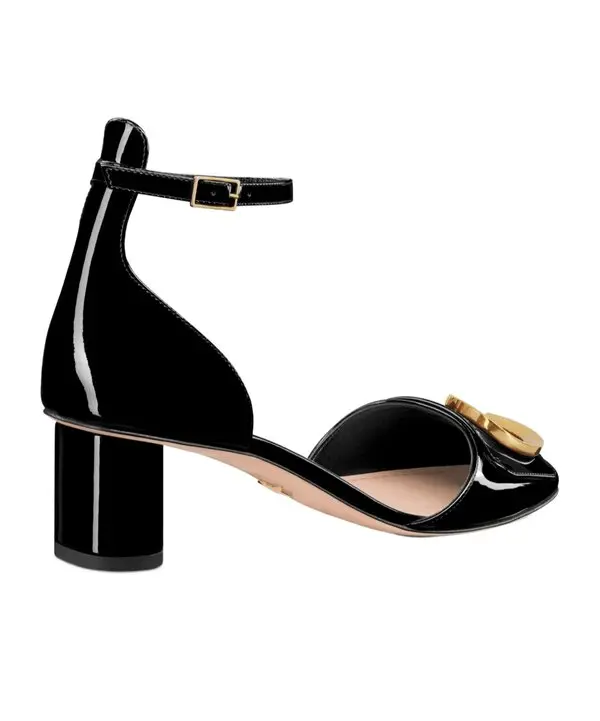 Dior Patent Leather C’est Pumps With Gold 'cd' Detail