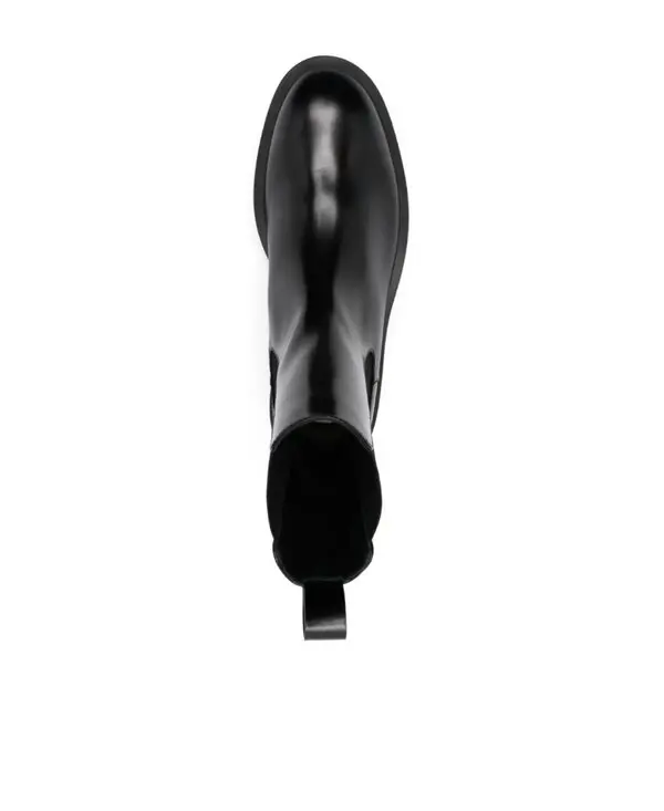 JIL SANDER Round Toe Chelsea Boots