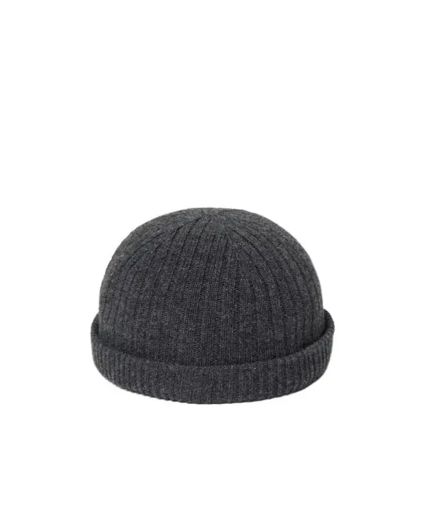 Gucci Rib Knit Wool Beanie - Grey And Blue