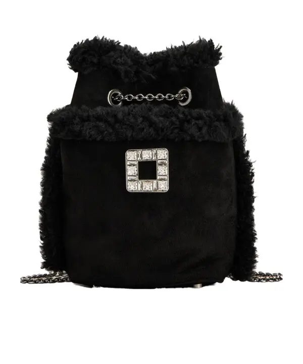 ROGER VIVIER Tres Vivier Backpack - Black