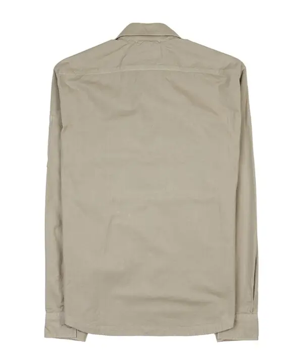 C.P. COMPANY Lens-detail Cotton Shirt - Nude