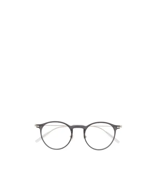 Montblanc Eyewear Round Full-rim Glasses And Frames - Gray