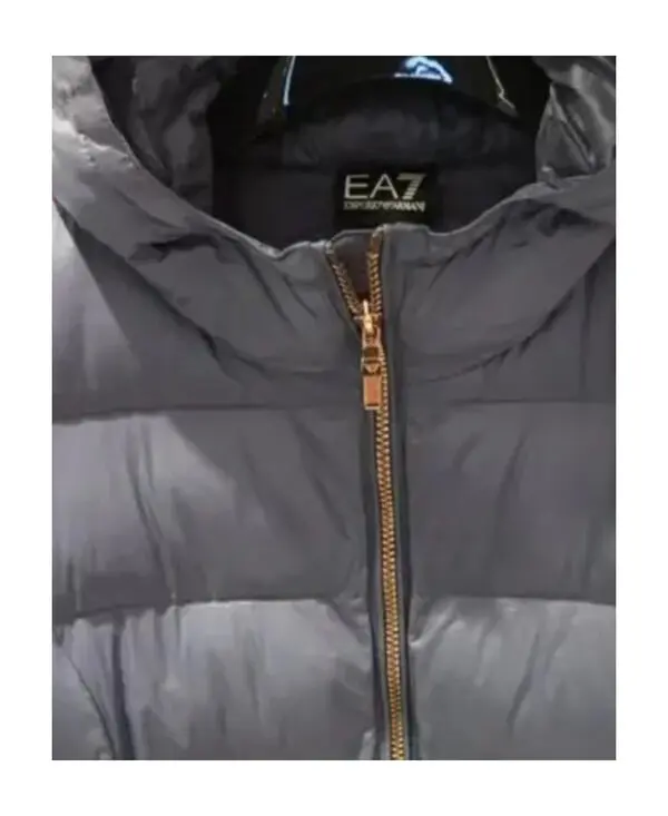 EA7 Hooded Zip-up Puffer Jacket