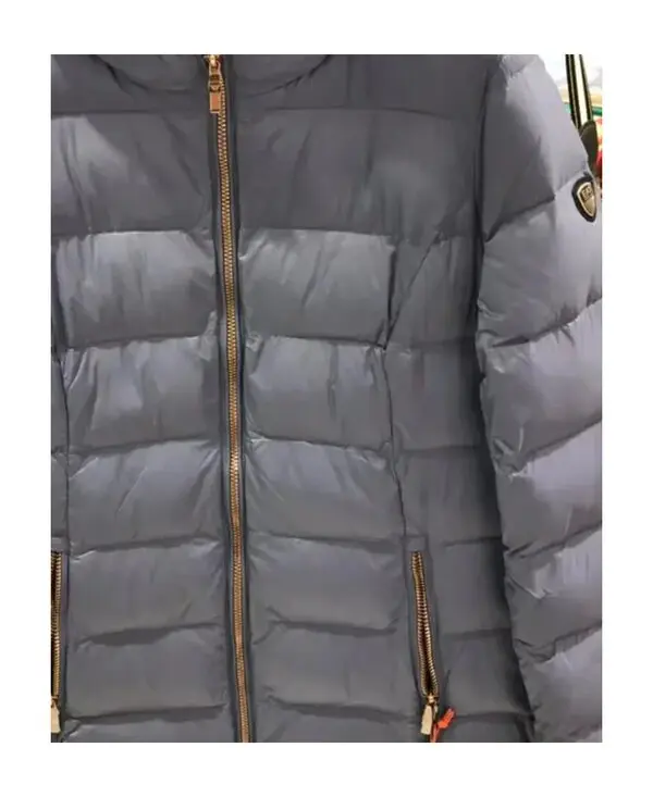 EA7 Hooded Zip-up Puffer Jacket