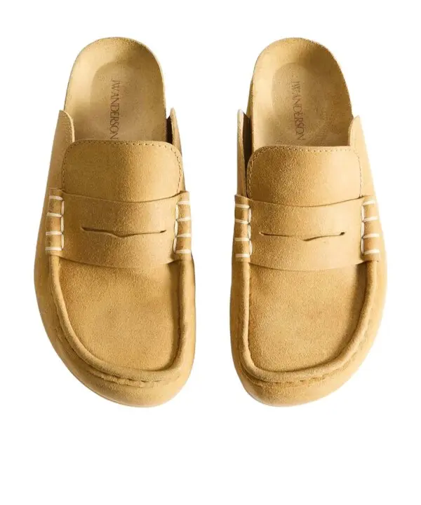 J.W.ANDERSON Mustard Suede Loafers
