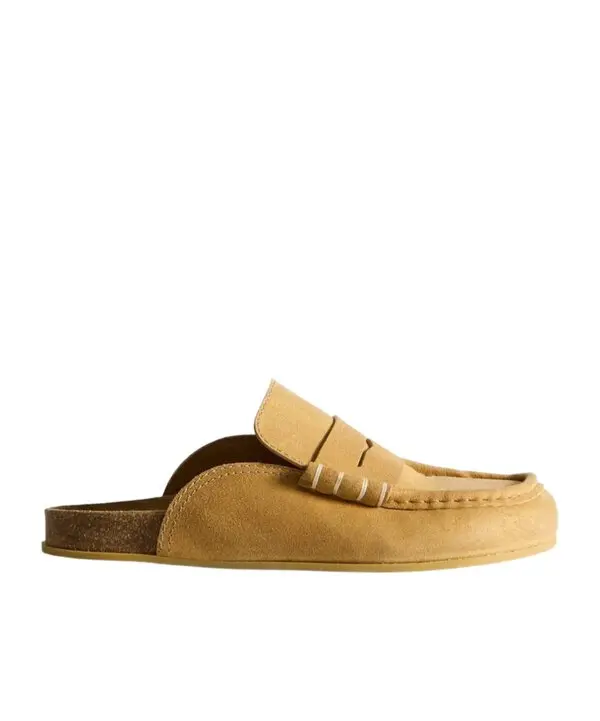 J.W.ANDERSON Suede Loafers - Mustard