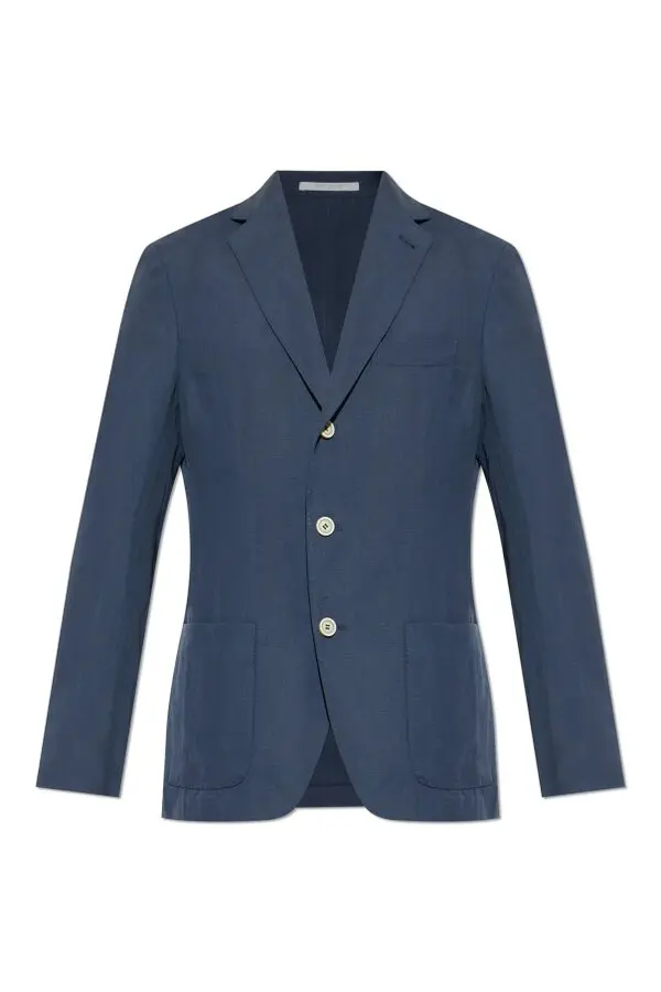 Eleventy Single-breasted Blazer - Navy