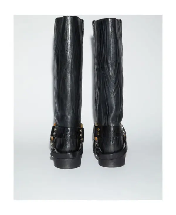 Acne Studios Square Toe Stirrup Boots