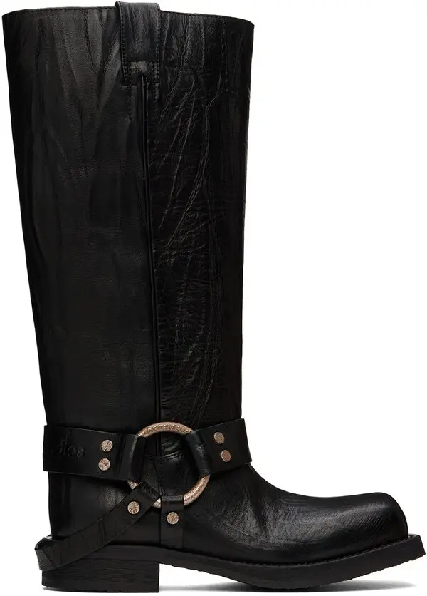 Acne Studios Square Toe Stirrup Boots