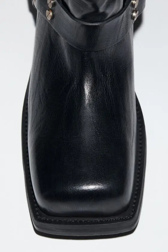 Acne Studios Square Toe Stirrup Boots