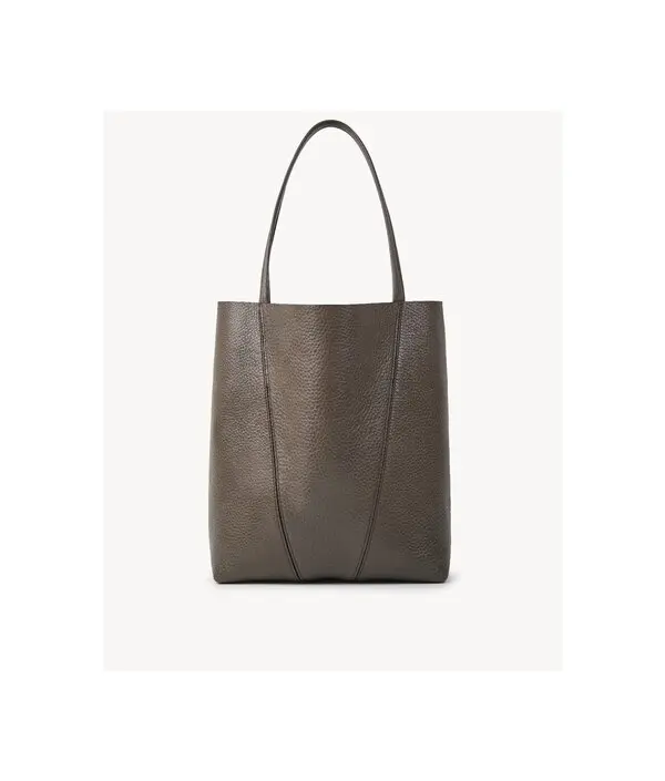 Chloé Spin Charm Detailed Tote Bag - Grey
