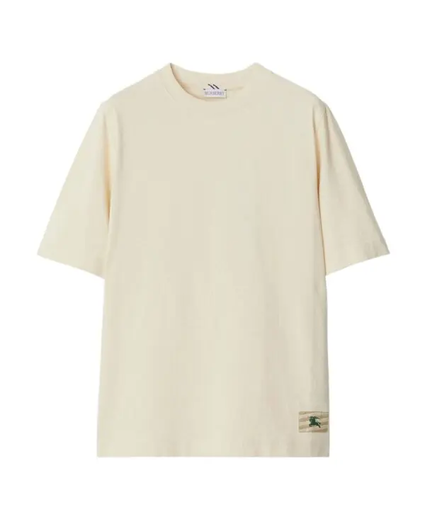 Burberry Logo Patch Crewneck T-shirt - Nude
