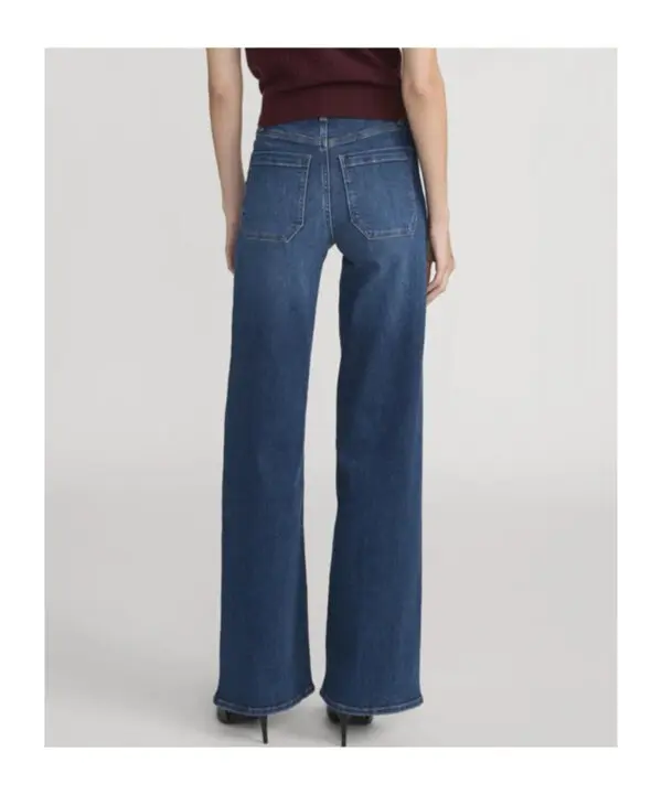 FRAME Belt Loop Jeans High Waisted Straight Leg