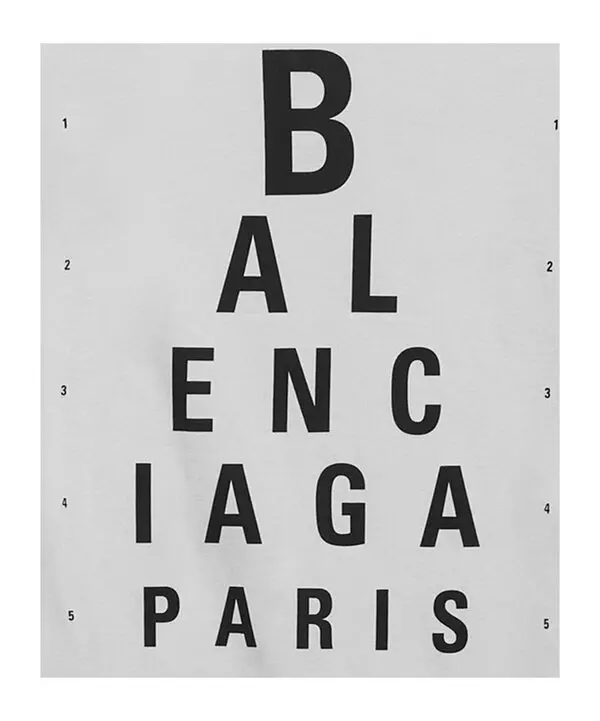 Balenciaga Oversized Graphic Print T-shirt - White