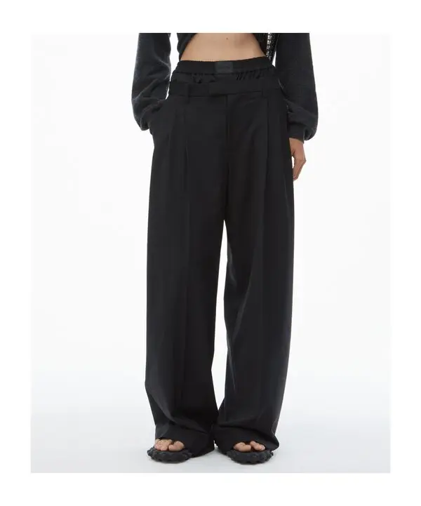 Alexander Wang Layered Straight-leg Pants