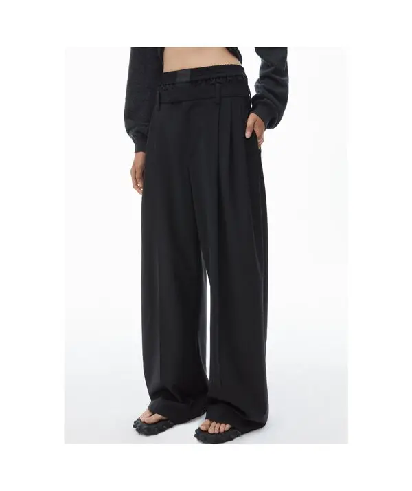 Alexander Wang Layered Straight-leg Pants