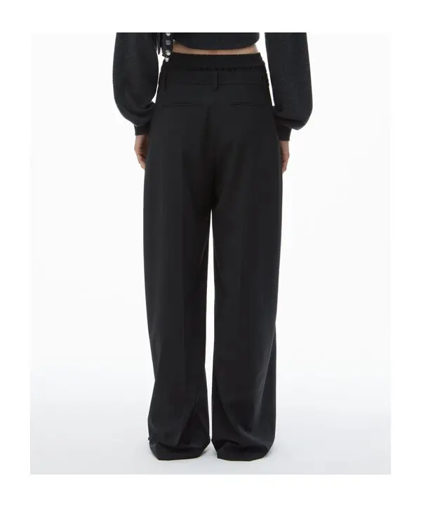 Alexander Wang Layered Straight-leg Pants
