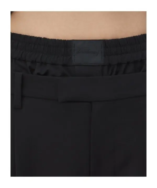 Alexander Wang Layered Straight-leg Pants
