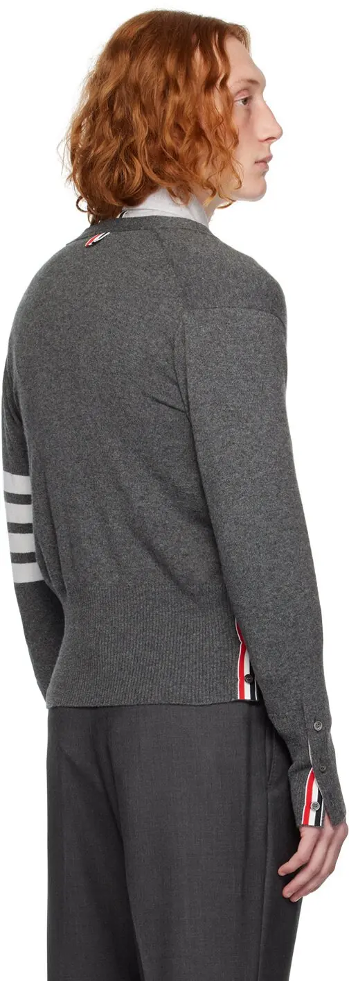 Thom Browne 4-bar Stripe Cardigan