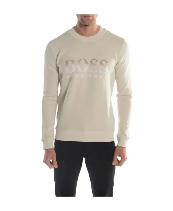 Hugo Boss Round-necked Logo Sweater