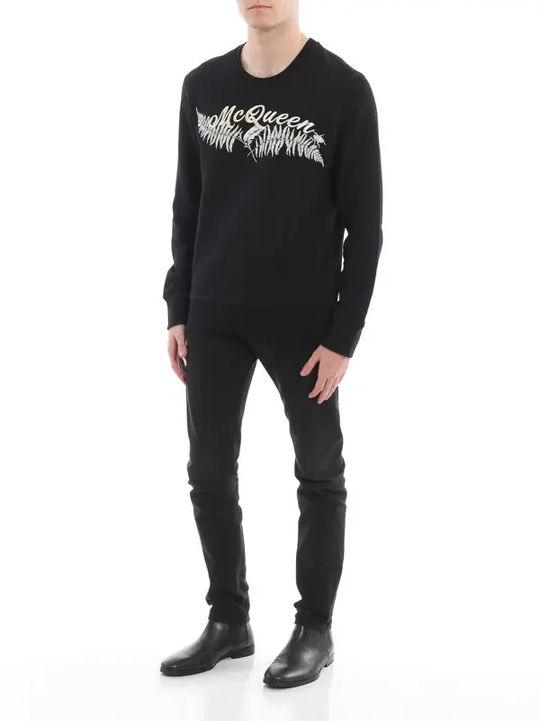 Alexander McQueen Embroidered Logo Sweatshirt