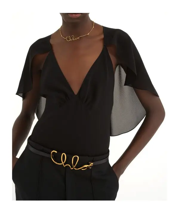 Chloé Cape Detail Tank Top