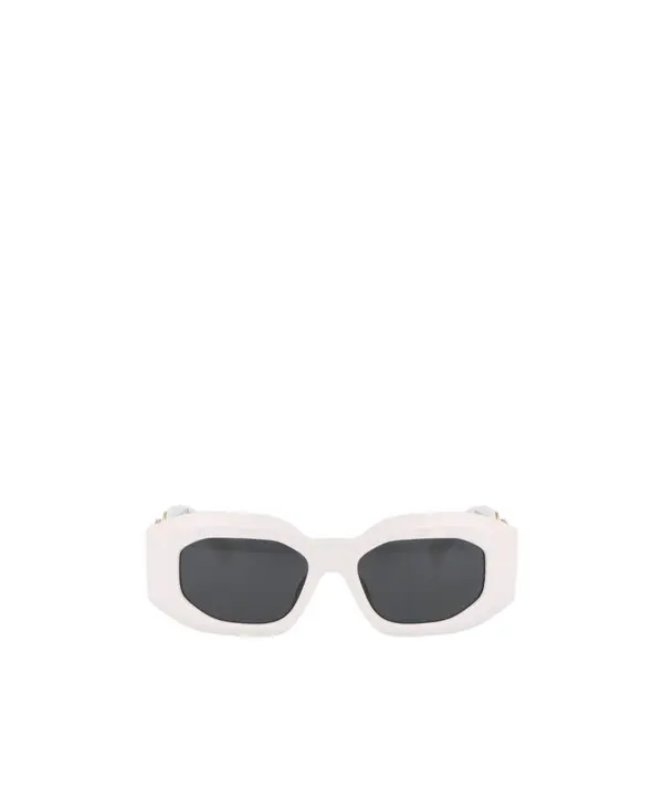 Versace Medusa Oval-frame Sunglasses - White