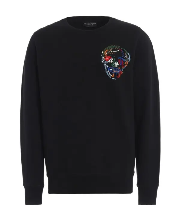 Alexander McQueen Round Neck Logo Sweatshirt