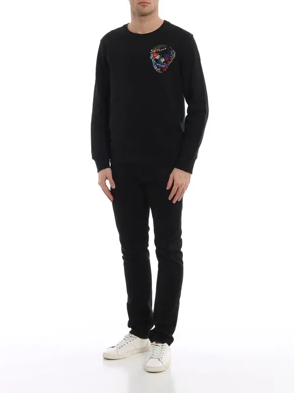 Alexander McQueen Round Neck Logo Sweatshirt