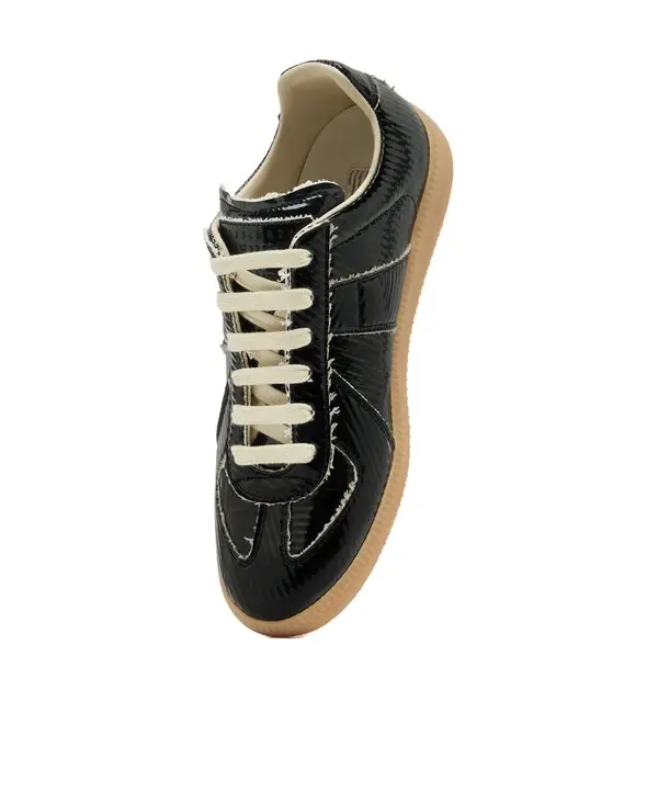 MAISON MARGIELA Replica Lace-up Sneakers - Black