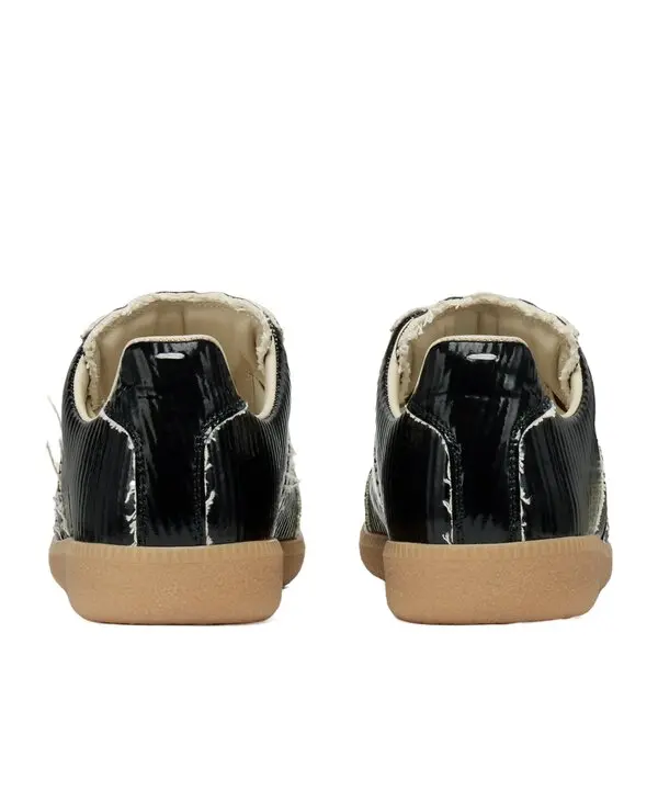 MAISON MARGIELA Replica Lace-up Sneakers - Black