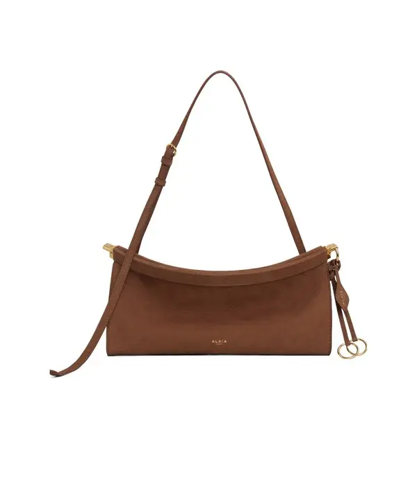 Alaïa Le Click East West Medium Shoulder Bag - Brown