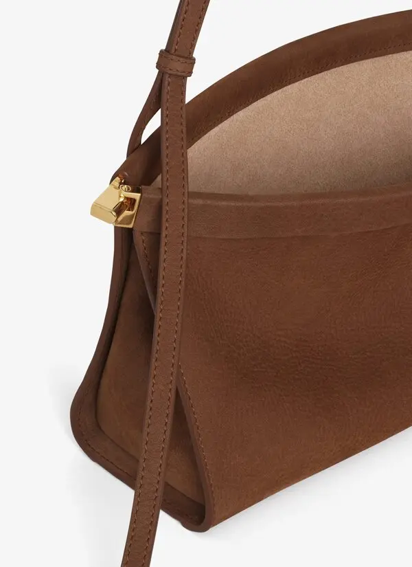 Alaïa Le Click East West Medium Shoulder Bag - Brown