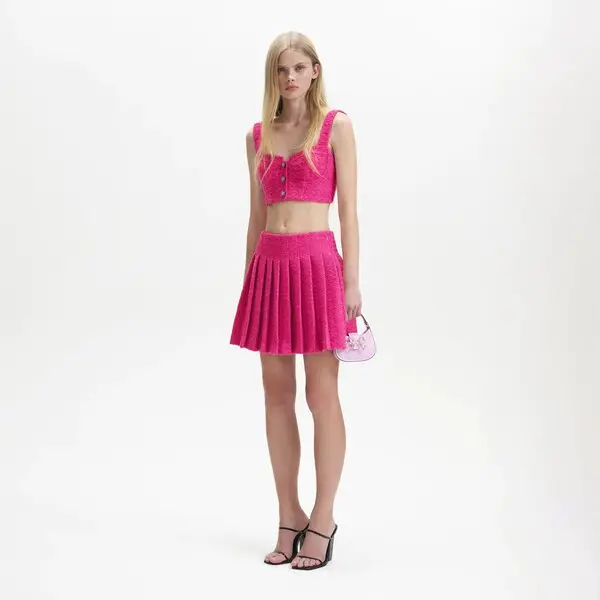 SELF-PORTRAIT Pleated Skirt