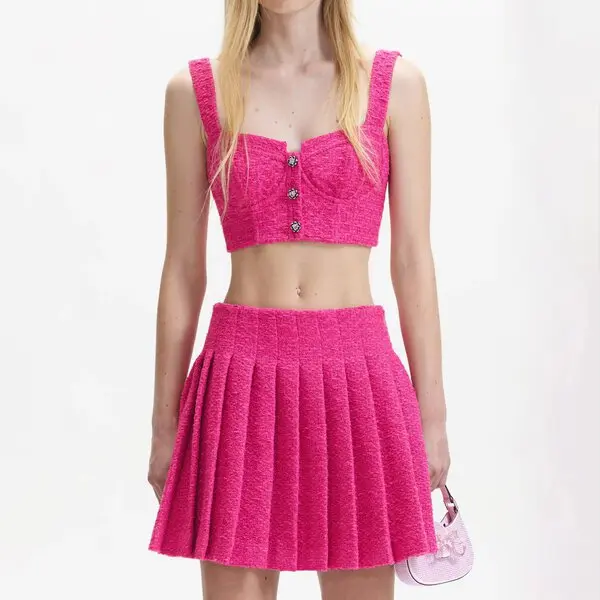 SELF-PORTRAIT Pleated Skirt