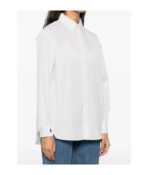 Polo Ralph Lauren Embroidered Cotton-poplin Shirt