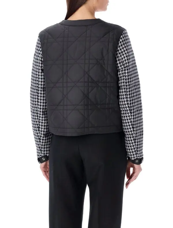 Dior Houndstooth Zip-up Jacket