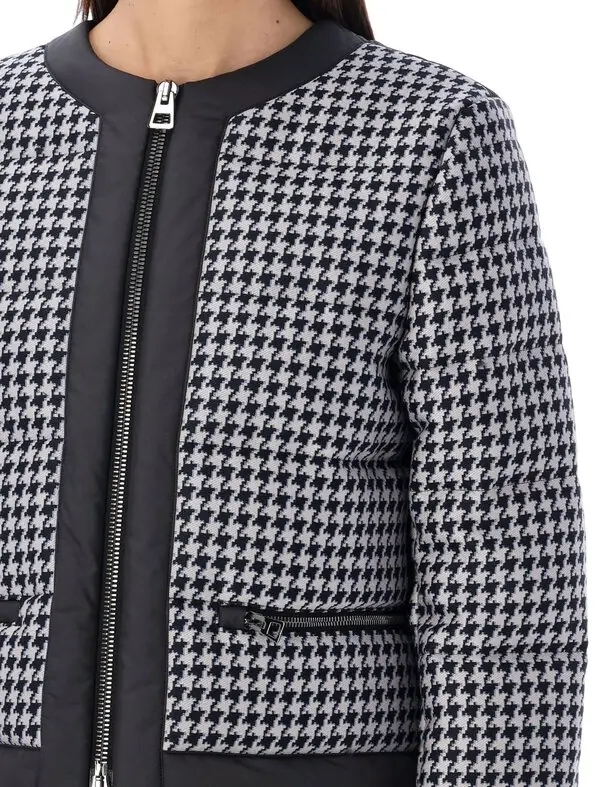 Dior Houndstooth Zip-up Jacket