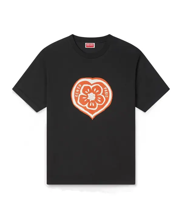Kenzo Boke Heart Crewneck T-shirt - Black
