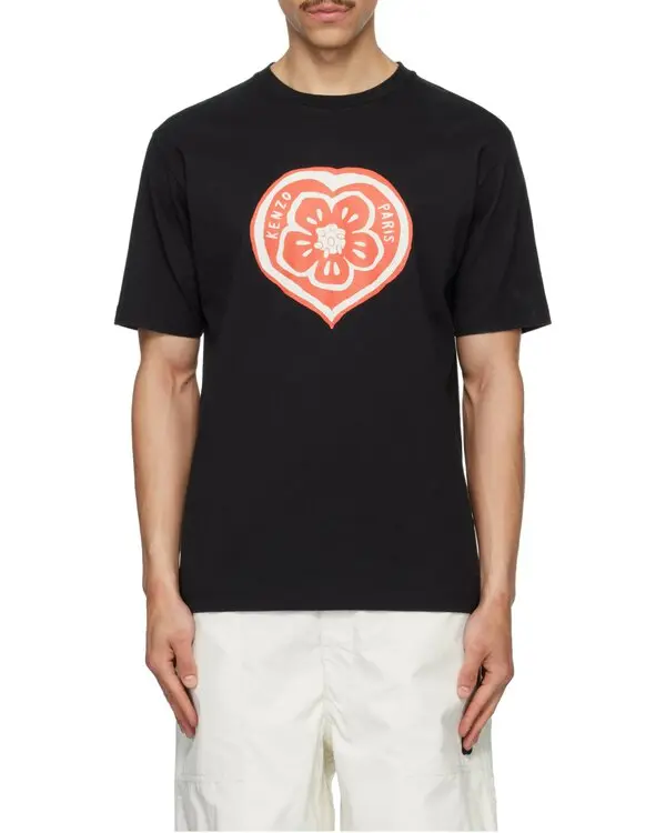 Kenzo Boke Heart Crewneck T-shirt - Black
