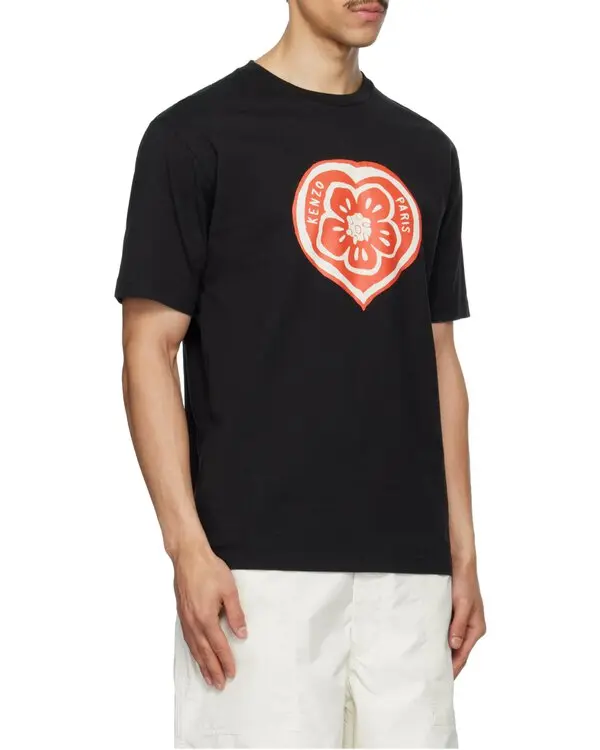 Kenzo Boke Heart Crewneck T-shirt - Black