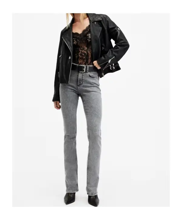 ALLSAINTS Haldan Bootcut Jeans - Gray