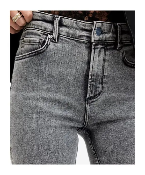 ALLSAINTS Haldan Bootcut Jeans - Gray