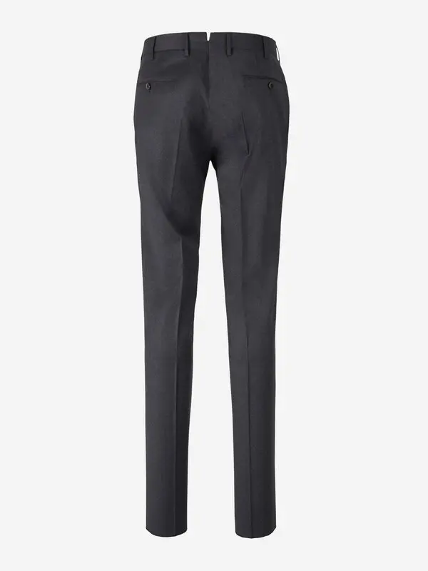 PT TORINO Slim-cut Tailored Trousers - Black
