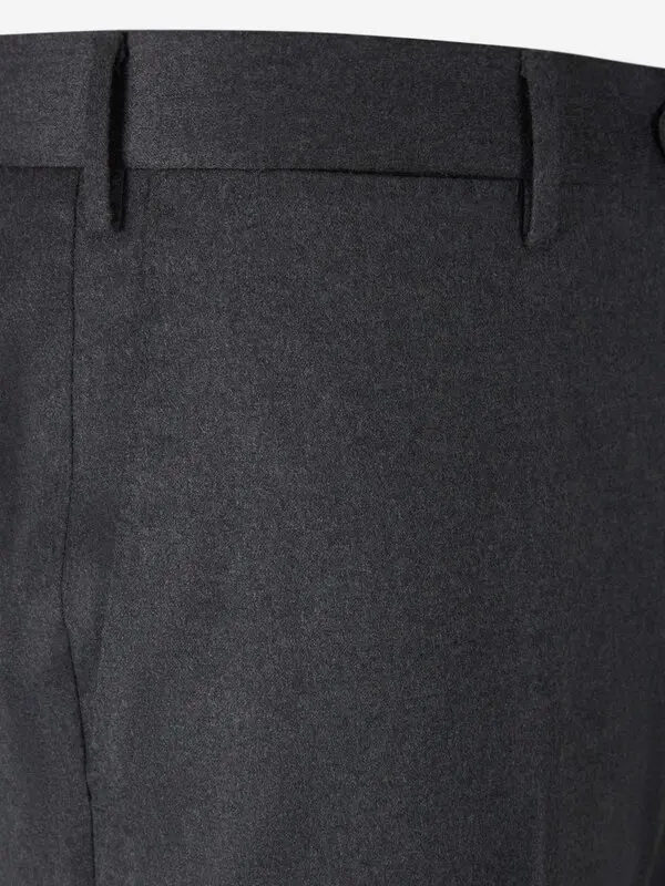 PT TORINO Slim-cut Tailored Trousers - Black