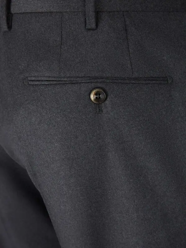 PT TORINO Slim-cut Tailored Trousers - Black