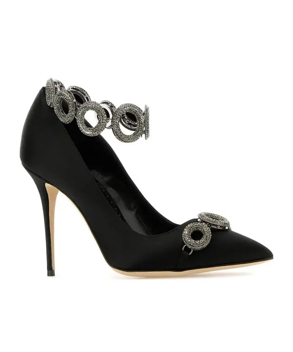 Manolo Blahnik Embellished Stiletto Pumps