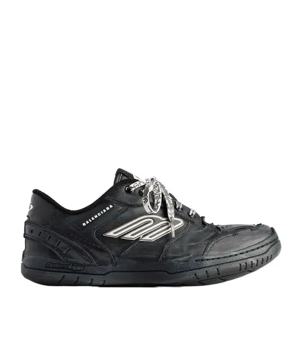 Balenciaga Hamptons Low Top Sneakers - Black