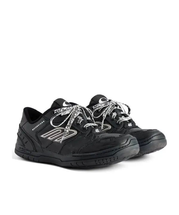 Balenciaga Hamptons Low Top Sneakers - Black
